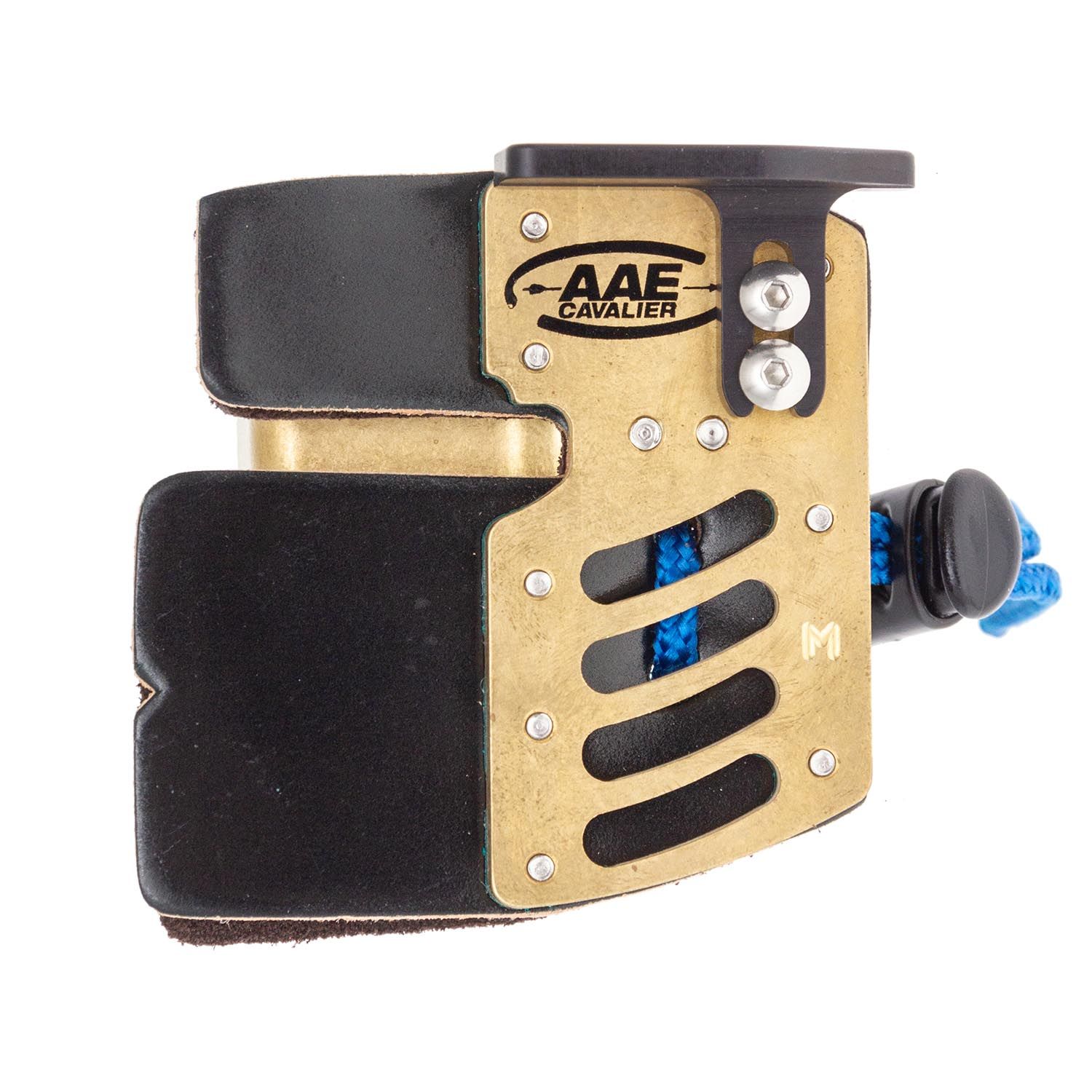 Bogensportshop.eu - Buy AAE Anchor Tab Elite Cordovan Brass online