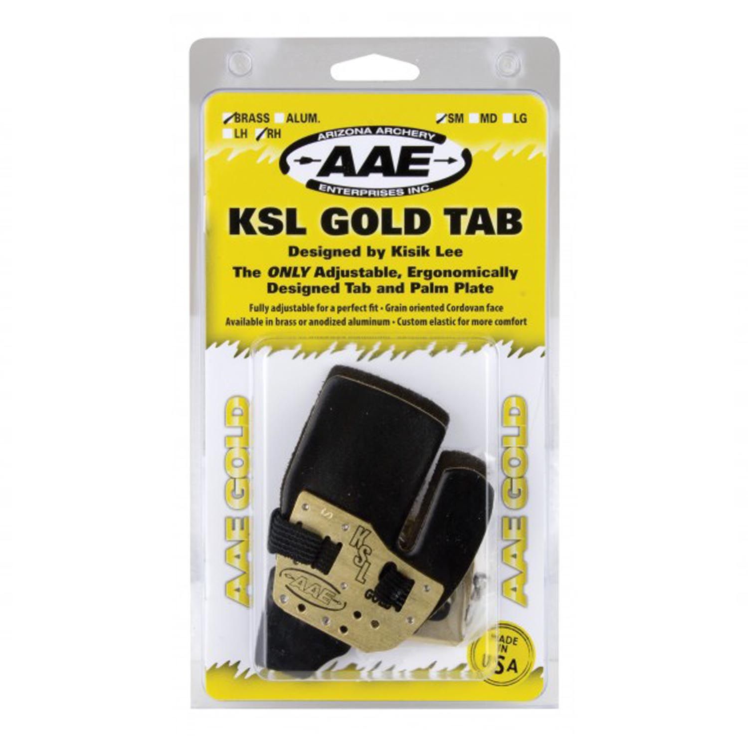 Bogensportshop.eu - Buy AAE Anchor Tab KSL Gold Leather online