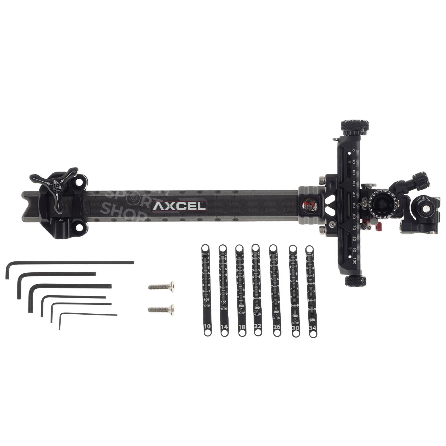 Bogensportshop.eu - Buy Axcel Sight Achieve XP Pro Compound 9" online