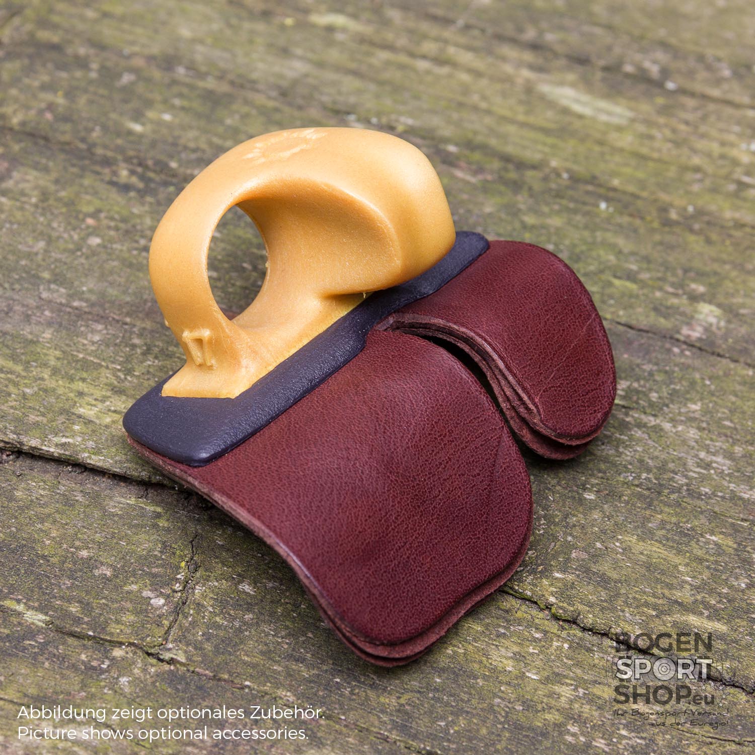 Bogensportshop.eu - Buy Fairweather Tab Finger Spacer - Black/Gold online