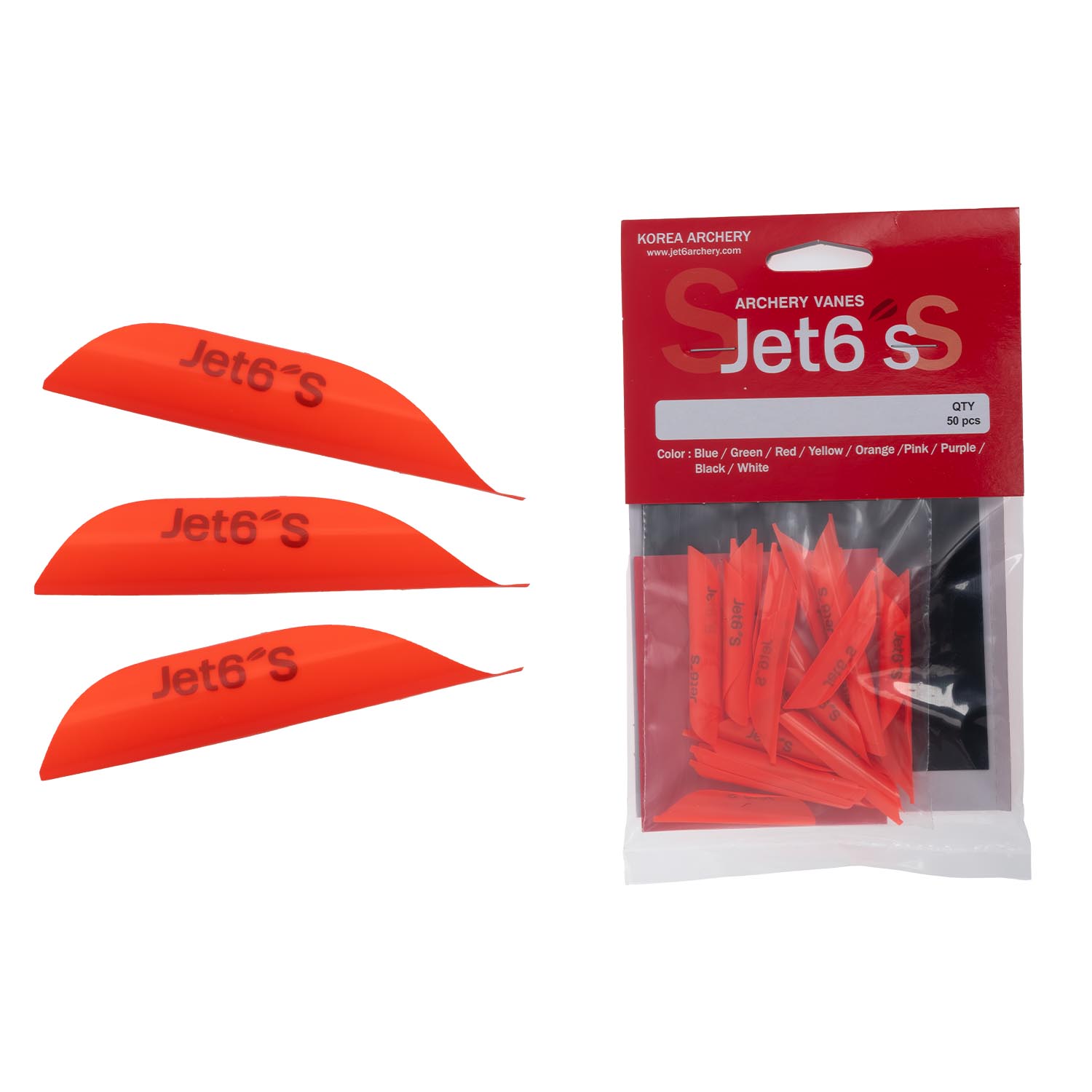 Bogensportshop.eu - Jet6 Vanes "S" 1,75" (50 Stk.) günstig online kaufen