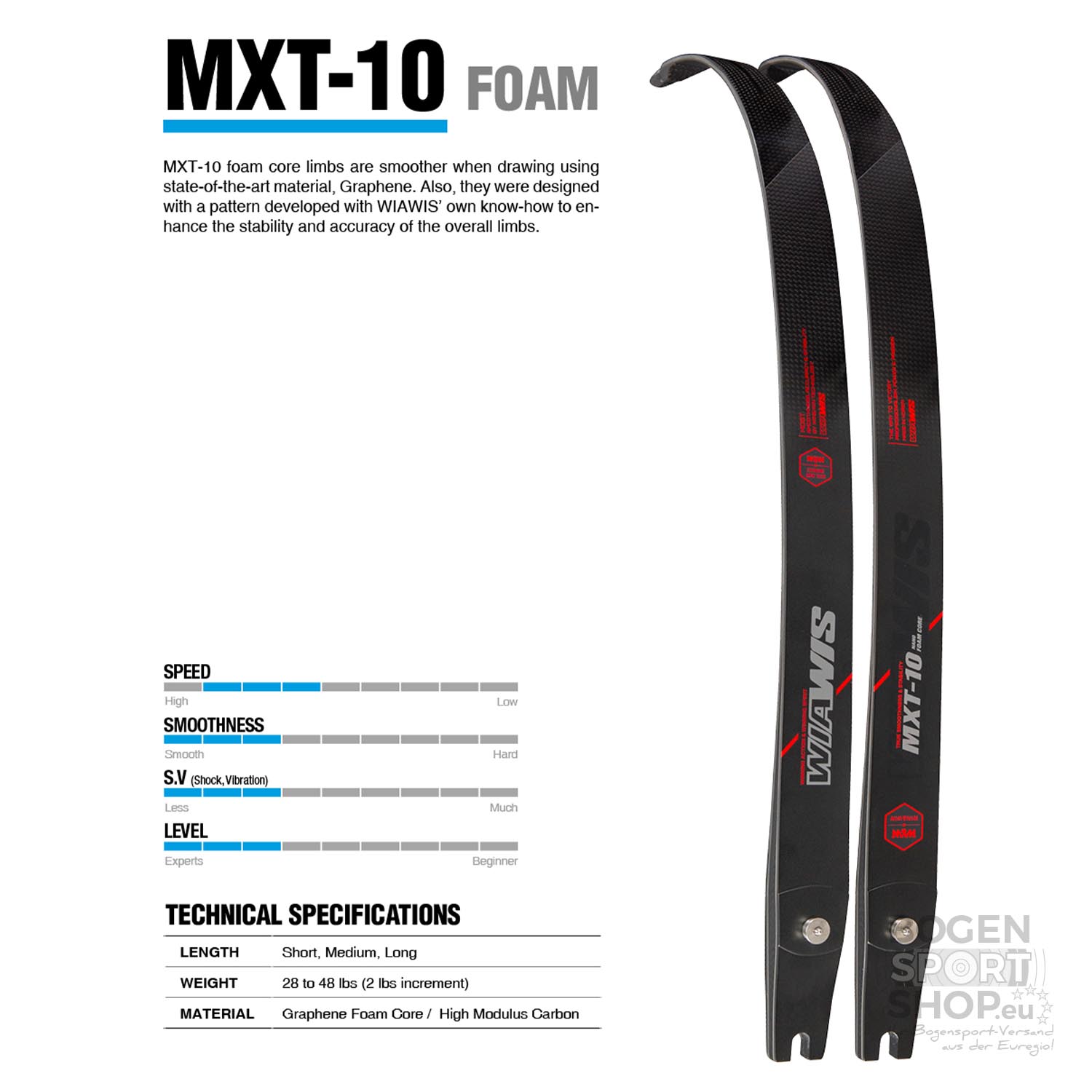 Bogensportshop.eu - Win&Win Wurfarme Wiawis MXT-10 Foam günstig online ...